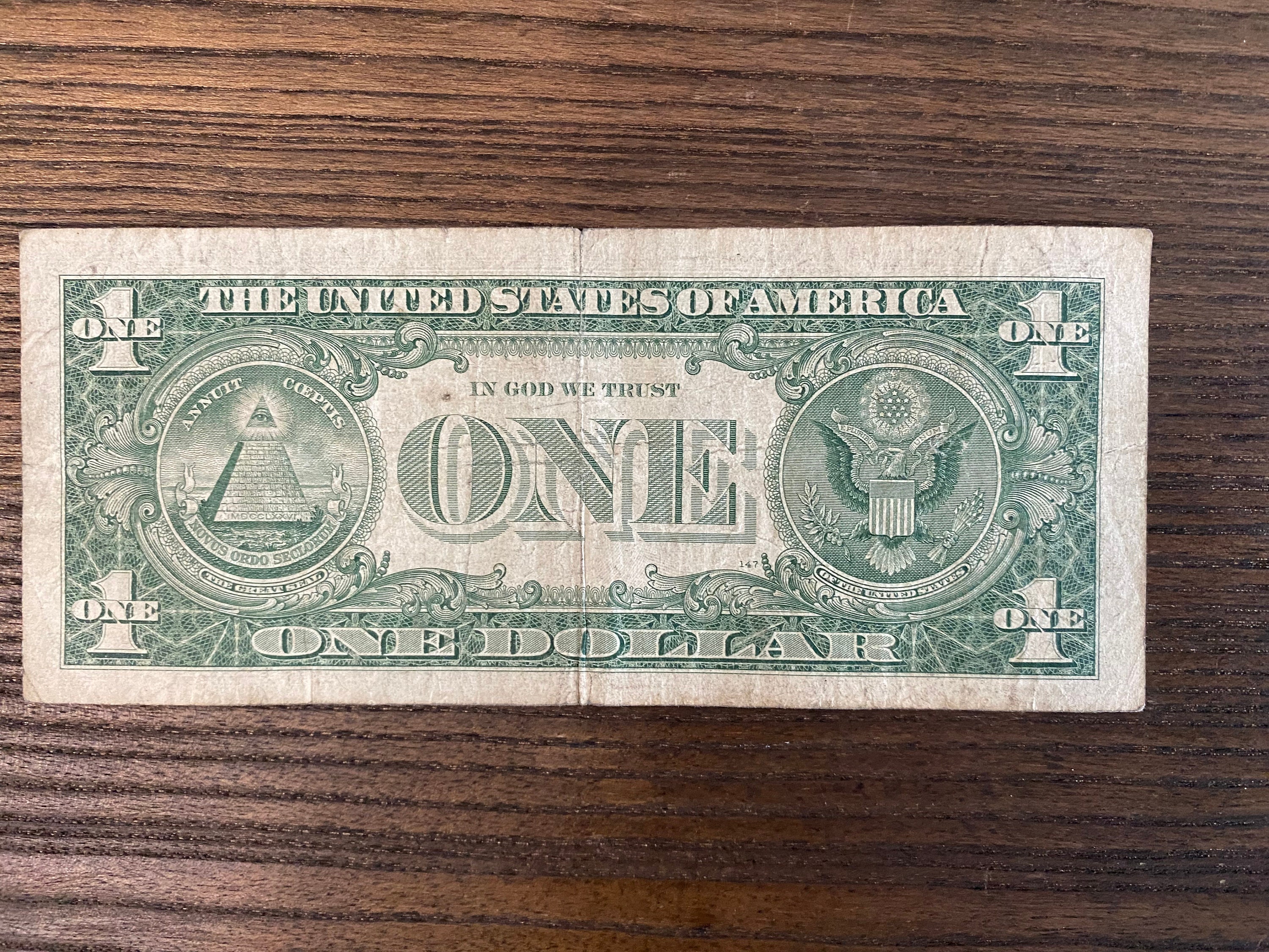 1957 1.00 Silver Certificate Small Size Notes Antique Note US Small ...