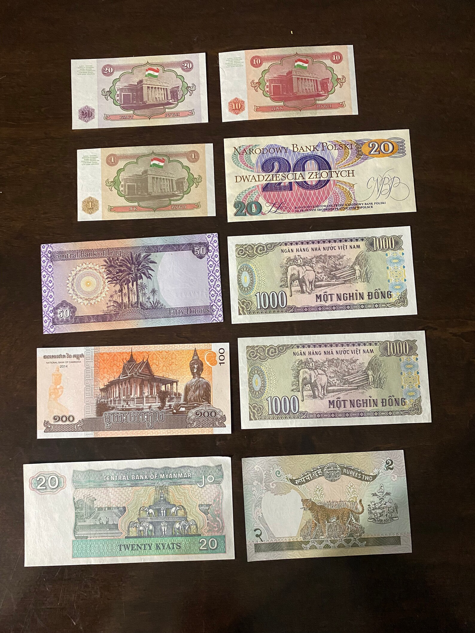 World Notes 10 Notes From Around the World Notes Are in - Etsy