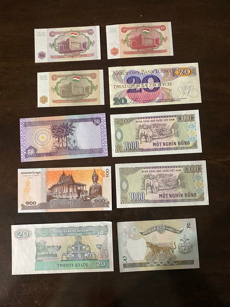 World Notes 10 Notes From Around the World Notes Are in - Etsy