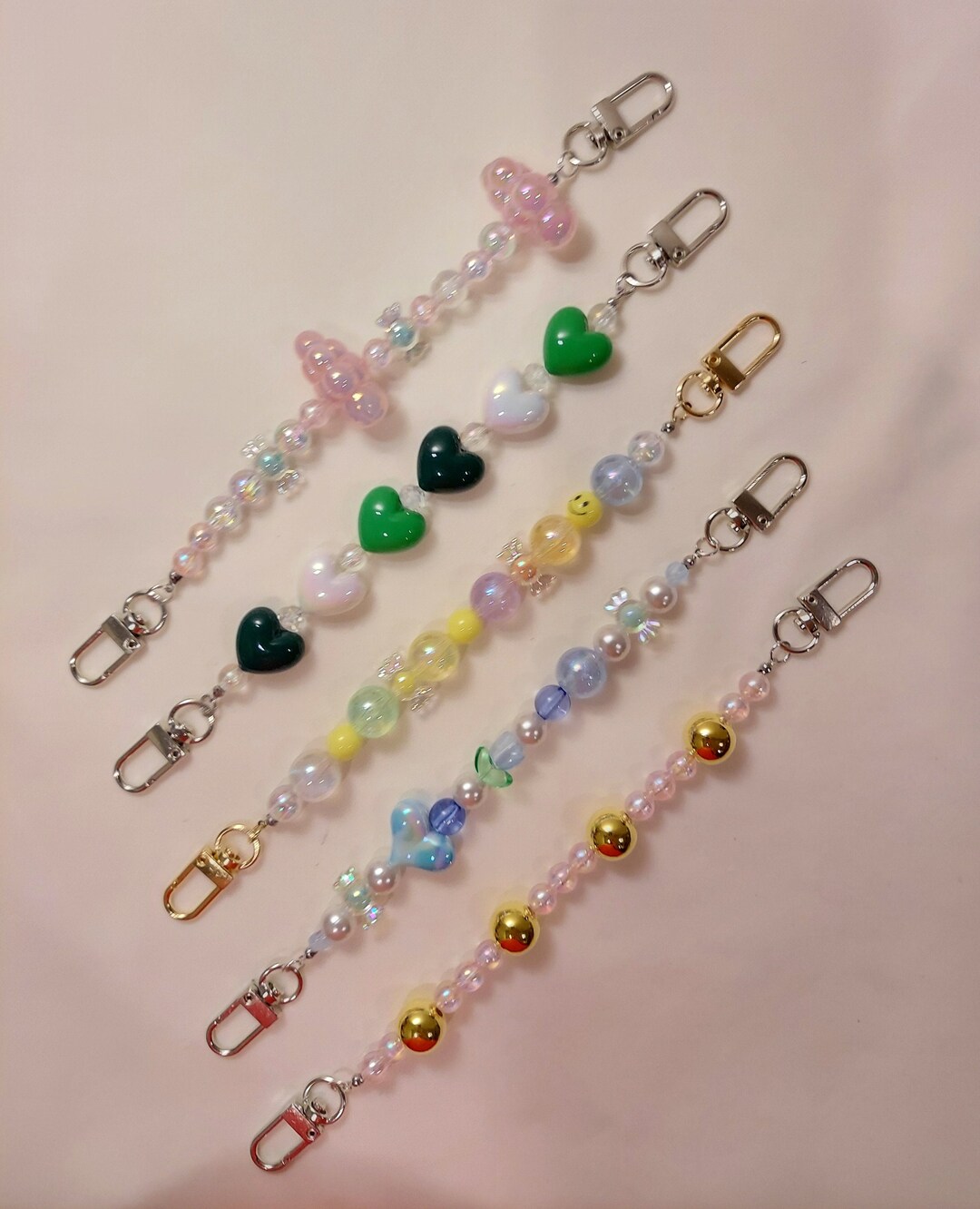 Phone Straps With Multi Beads/ Key Chain/accessary Key Chain/phone ...