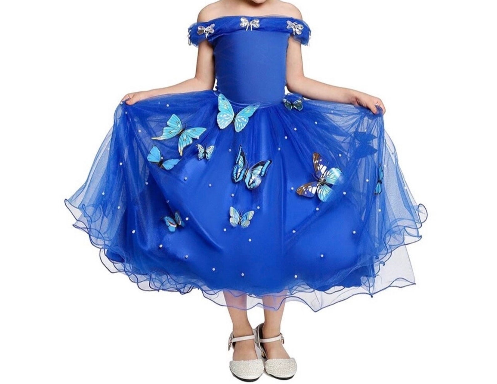Cinderella Princess Blue Dress Costume Set, Halloween Costume ...