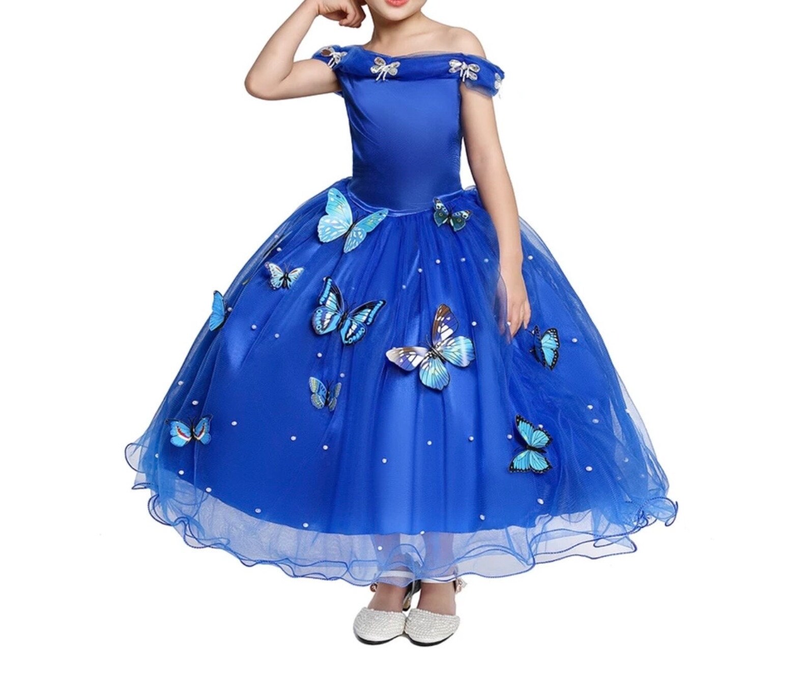 Cinderella Princess Blue Dress Costume Set, Halloween Costume ...