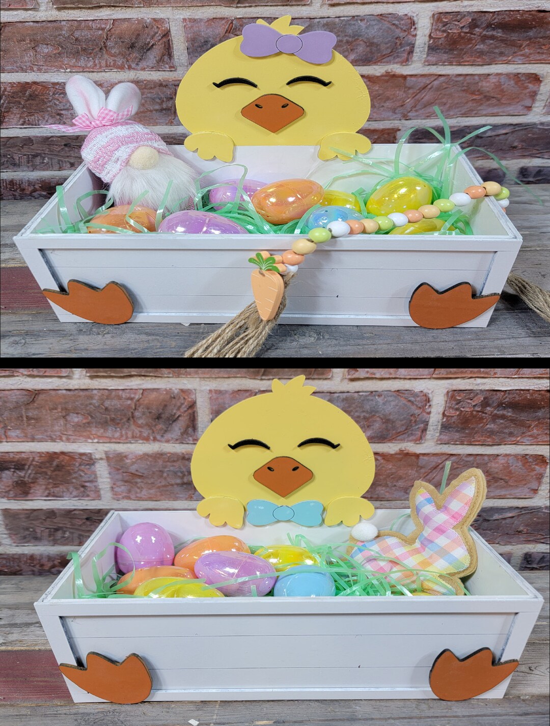 Easter Box Chick Svg Laser Cut File - Etsy