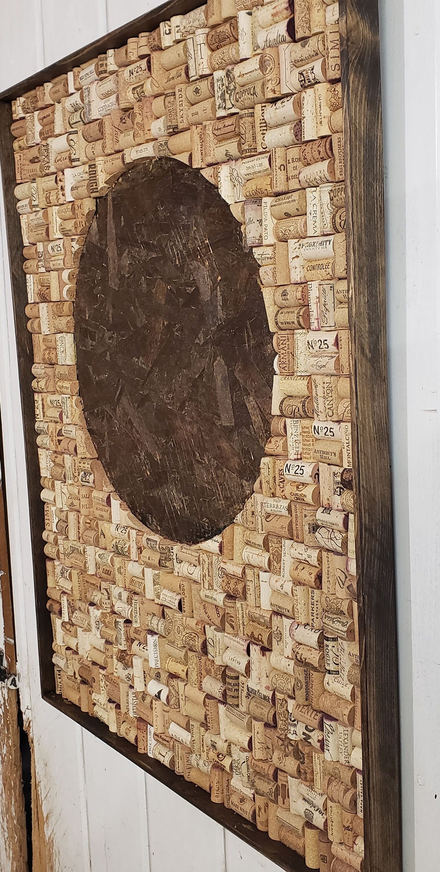 Large Wine Cork Dartboard Backer Cross Hatch Pattern - Etsy