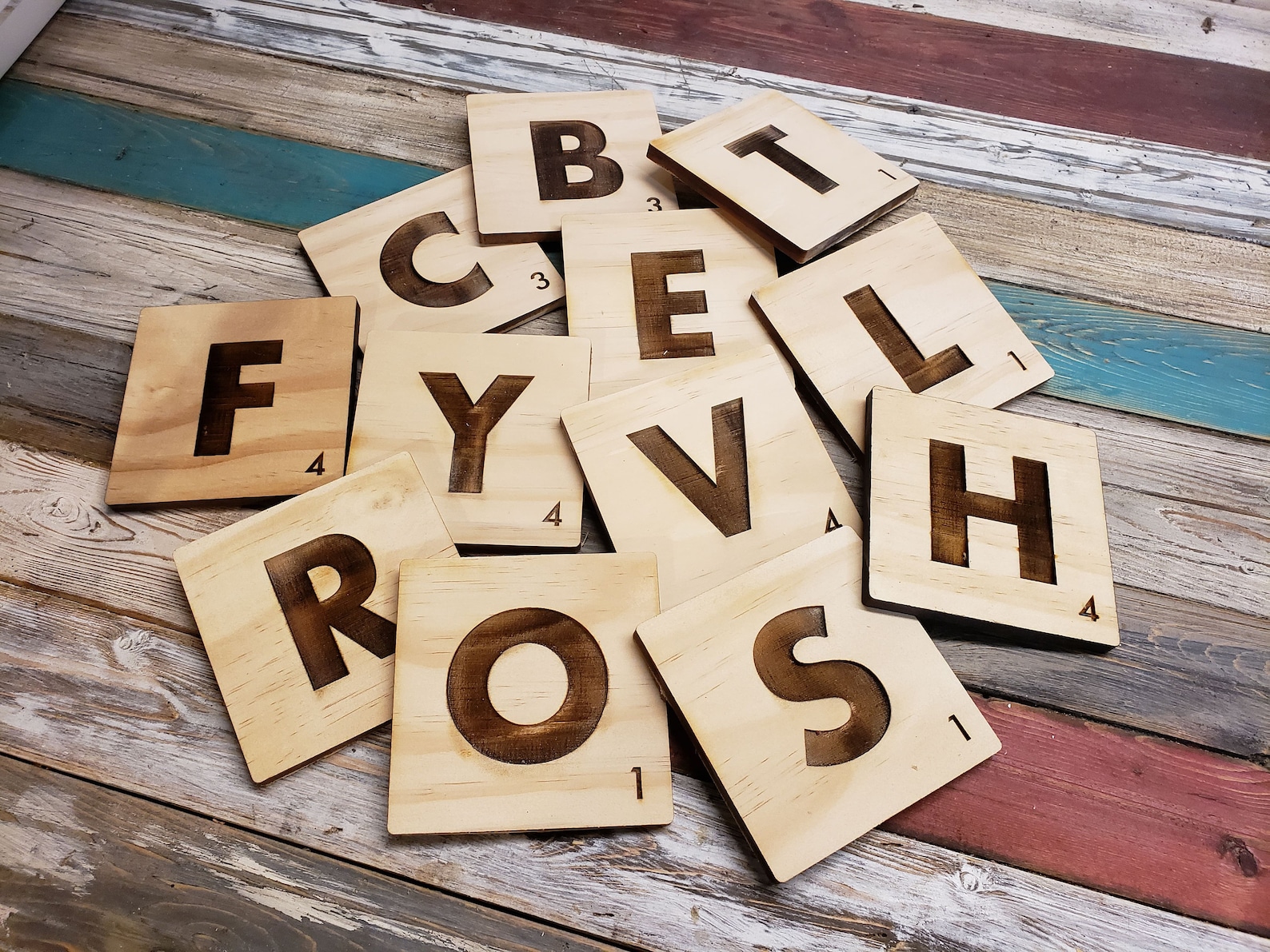 Engraved Scrabble Tiles Large Scrabble Letters Scrabble Wall - Etsy