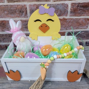 Easter Box Chick Svg Laser Cut File - Etsy
