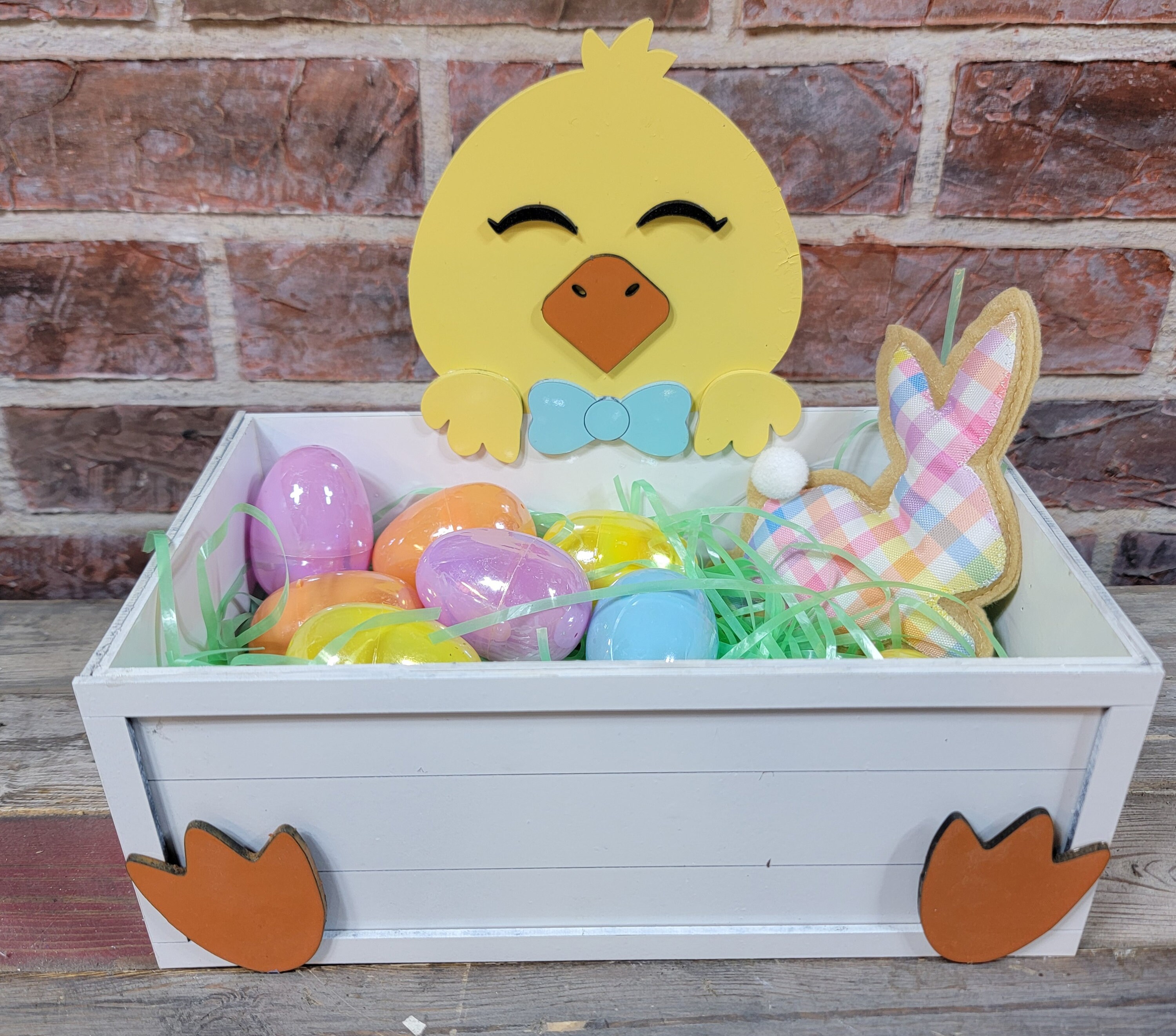 Easter Box Chick Svg Laser Cut File - Etsy