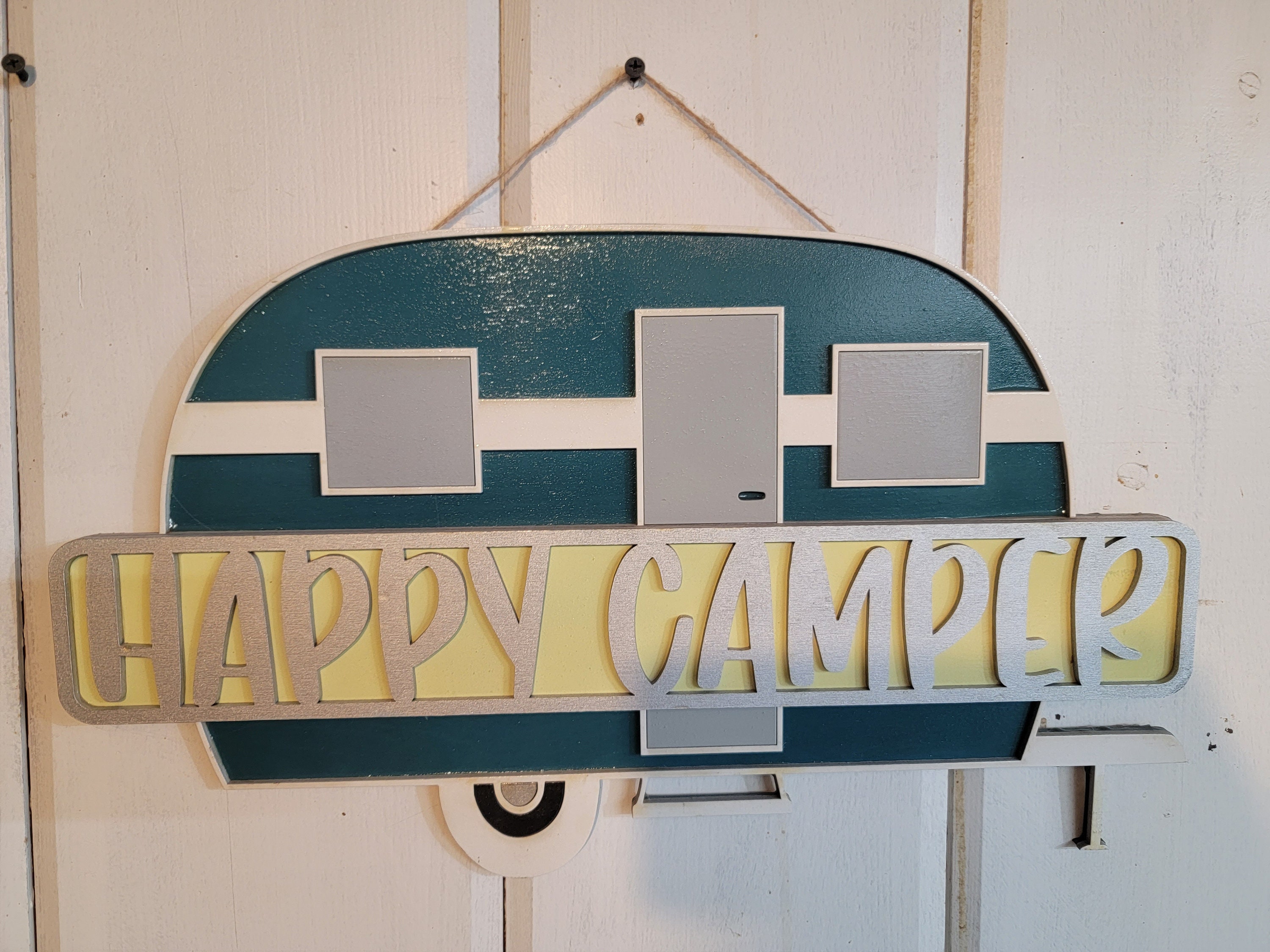 Happy Camper Laser Cut File Camping Sign - Etsy