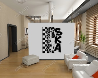 Ska Man Style Dancing Twins Man Cave Bar 70s 80s Music Mod Skinhead ...