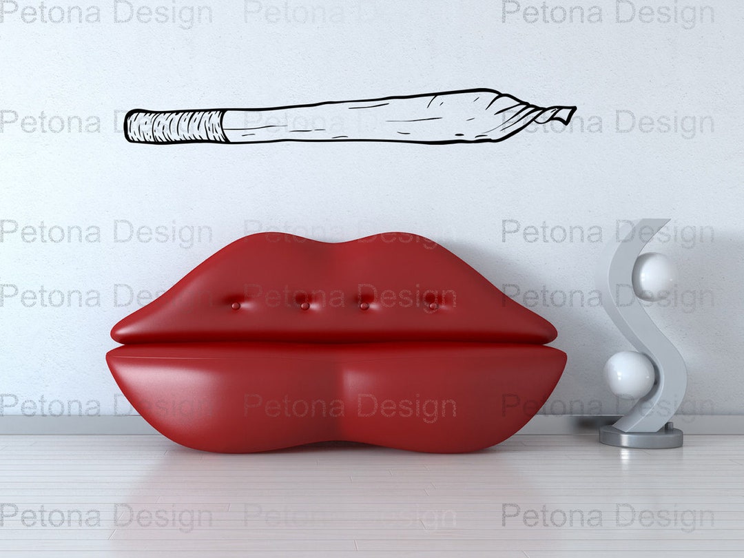 Weed Cannabis Joint 3 Wall Vinyl Decal X4 Joints - Etsy