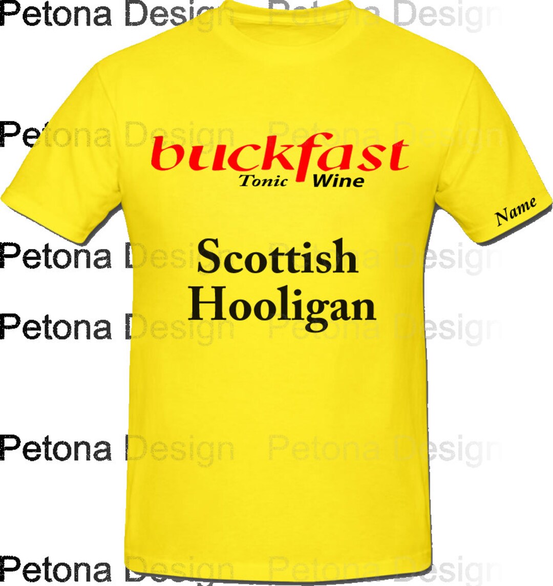 Scottish Hooligan Funny Buckfast Tonic Wine T Shirt - Etsy UK