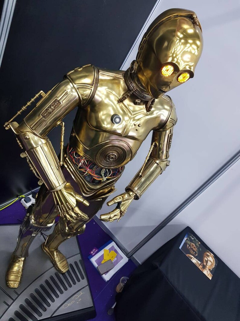 Lifesize Limited Edition C-3PO signed by Actor Anthony Daniels in 2019 ...