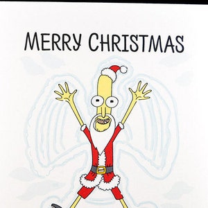 Merry Christmas Ooh Wee Card, Christmas Card Pop Culture, Cartoon Shows ...