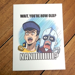 Funny Anime Birthday Card - Weeb Birthday, Pop Culture Birthday, Anime ...