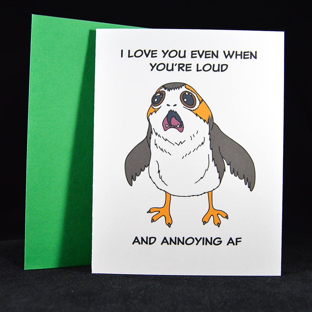 Annoying AF Love Card I Love You Even When Love Card Cute | Etsy