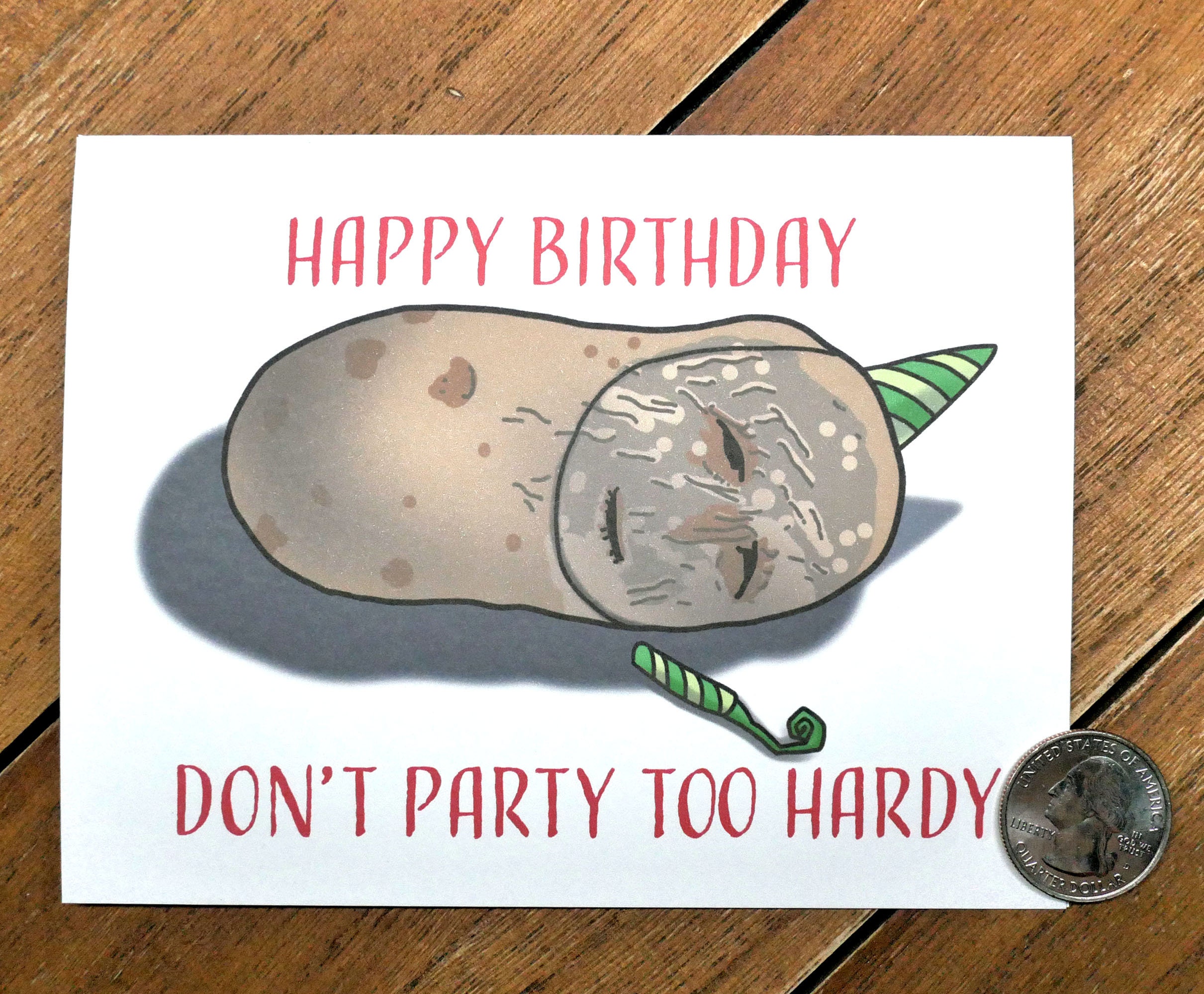 Old Potato Face Meme Birthday Card Funny Birthday Cards | Etsy