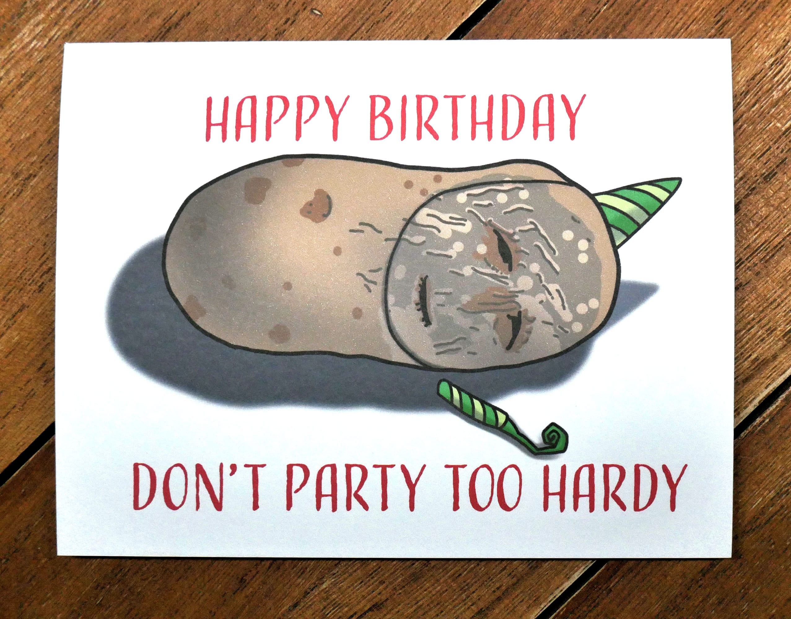 Old Potato Face Meme Birthday Card Funny Birthday Cards | Etsy