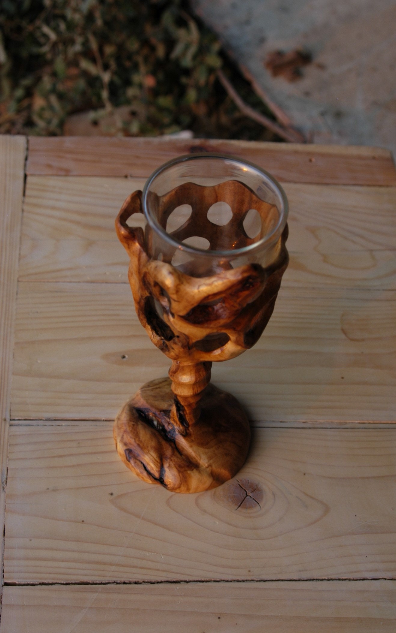 Shabbat Kiddush Cup From Jerusalem Olive Wood Ideal for Jewish - Etsy
