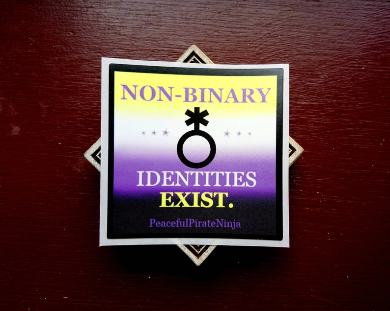 LGBTQ Sticker Pack / 9 Designs / Queer / Trans / Enby - Etsy