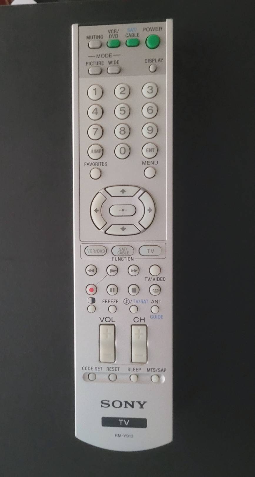 Sony Wega Tv Remote