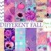 Pumpkins and Sunflowers Fall Digital Papers, Pumpkins Scrapbook Papers ...