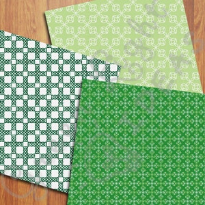 St Patricks Day Digital Papers, Celtic Printable Papers, Irish ...