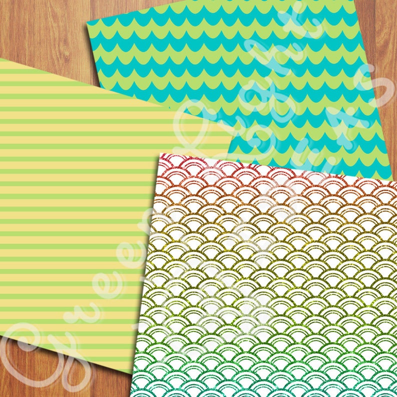 Summer Digital Papers, Beach Backgrounds, Summer Digital Patterns, Pool ...