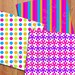 Bright Neon Party Digital Paper Pack, Neon Digital Papers, Party ...