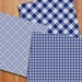 Winter Plaid Tartan Digital Paper Pack, Blue Plaid Digital Paper ...