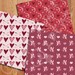 Valentine Digital Paper Pack, Love Printable Paper, Commercial Use ...