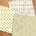 Gold and White Digital Paper, Bridal Scrapbook Paper, Gold Wedding ...