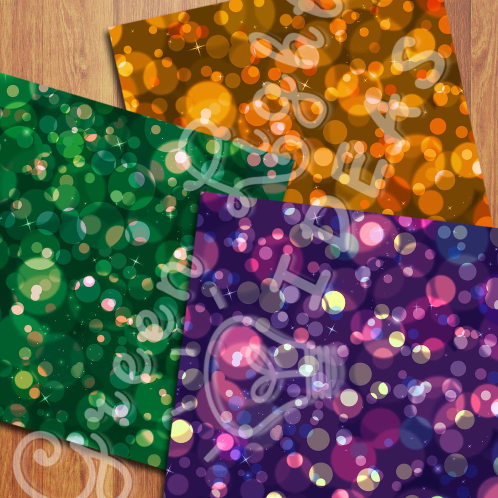 Dark Bokeh Digital Paper, Bokeh Patterns Printable, Bokeh Backdrops ...