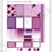 Purple Floral Printable Planner Sticker Happy Planner Floral - Etsy