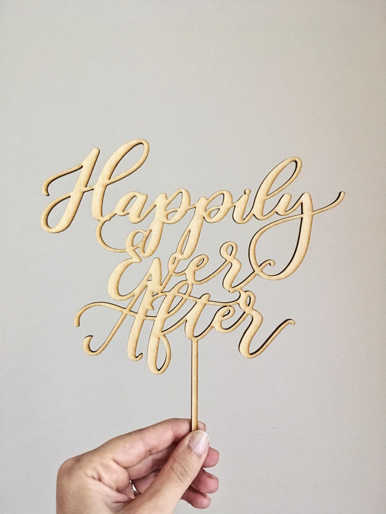 Happily Ever After Topper - Etsy