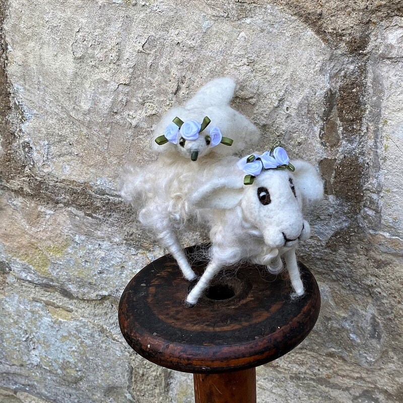 Needle Felted Sheep - Etsy