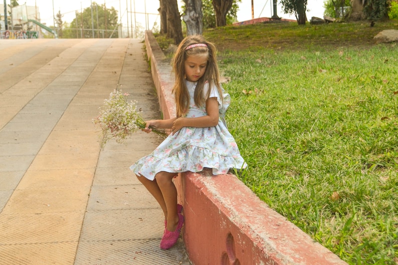 Floral Sunshine Dress Pinafore for Girls Easter Gift Ideas - Etsy