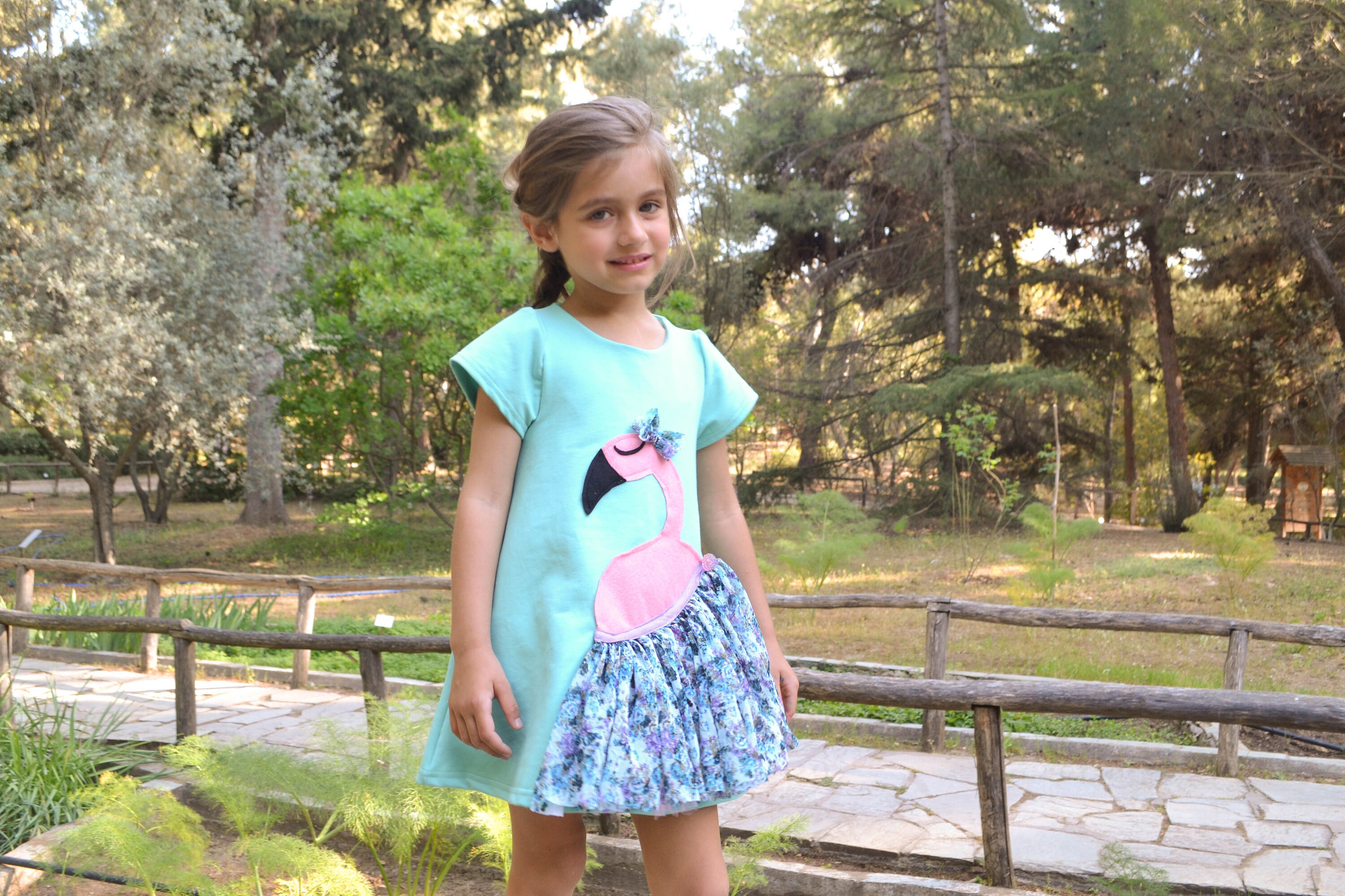 Flamingo Dress Girl's Dress With Flamingo Flamingo Dancer Toddler Dress ...