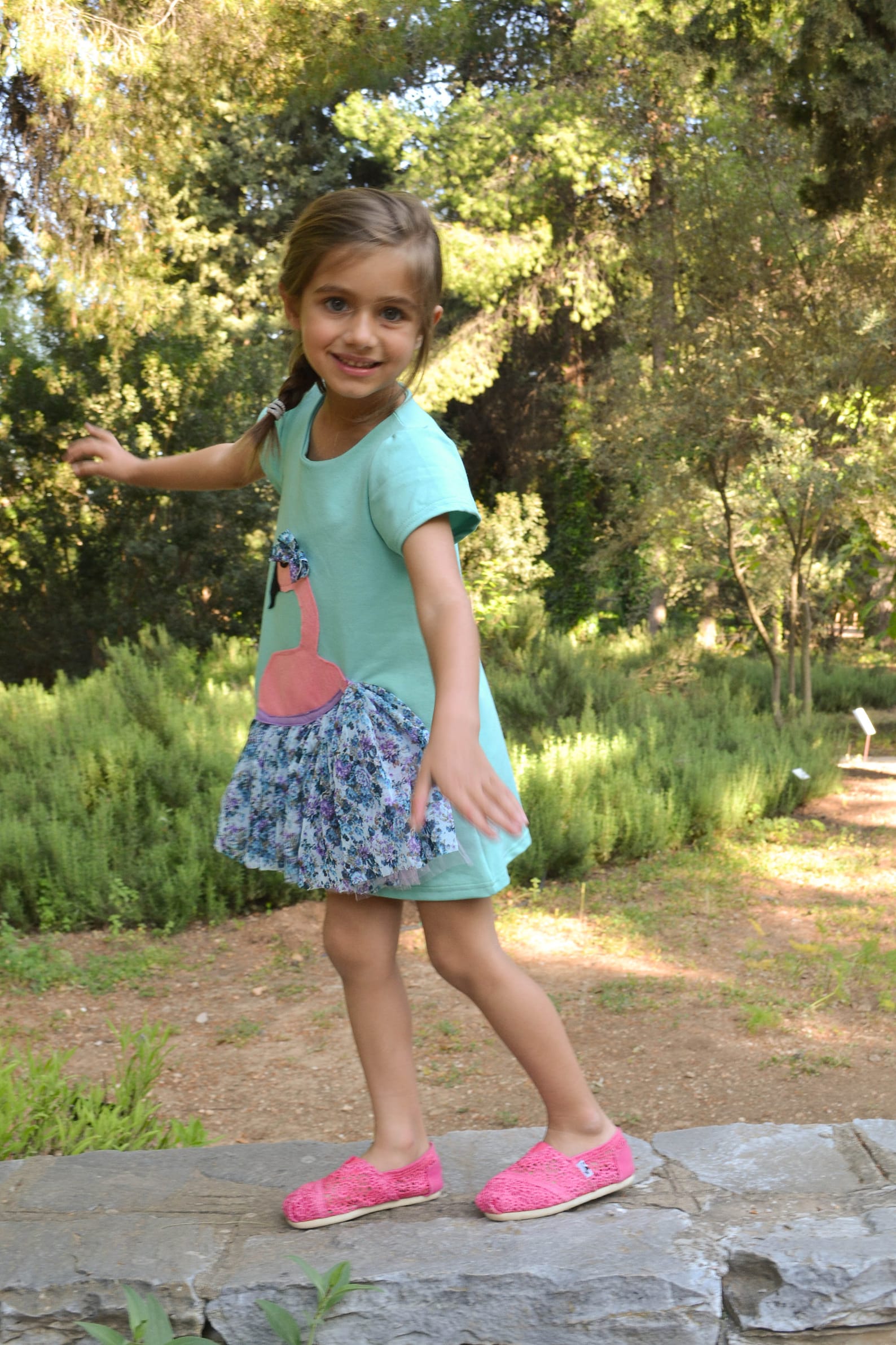 Flamingo Dress Girl's Dress With Flamingo Flamingo Dancer Toddler Dress ...
