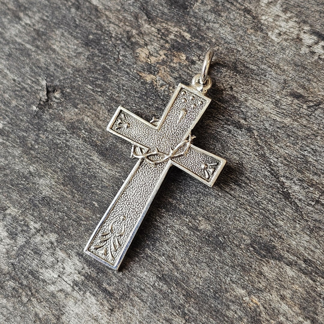 1940s Vintage Swedish Ornate Scandinavian Silver Cross 1949 - Nordic ...