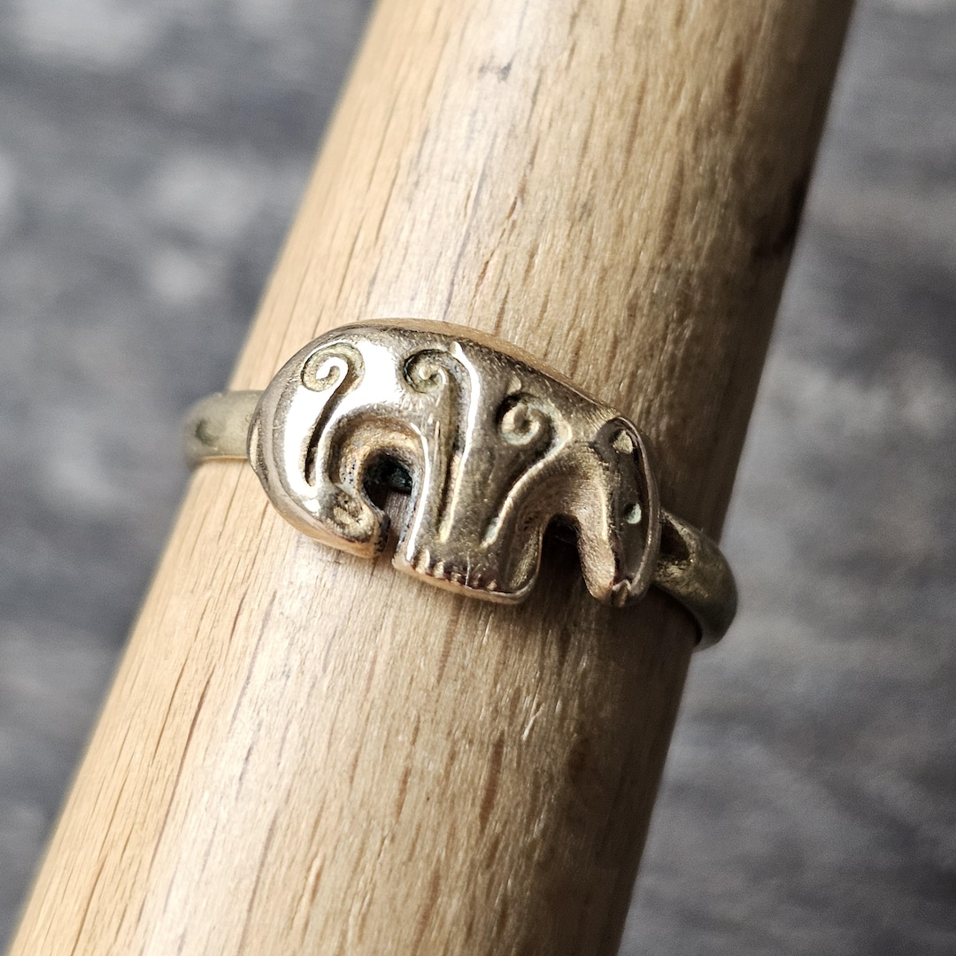 Vintage Finnish Kalevala Koru Bronze Bear Ring Karhu - Etsy