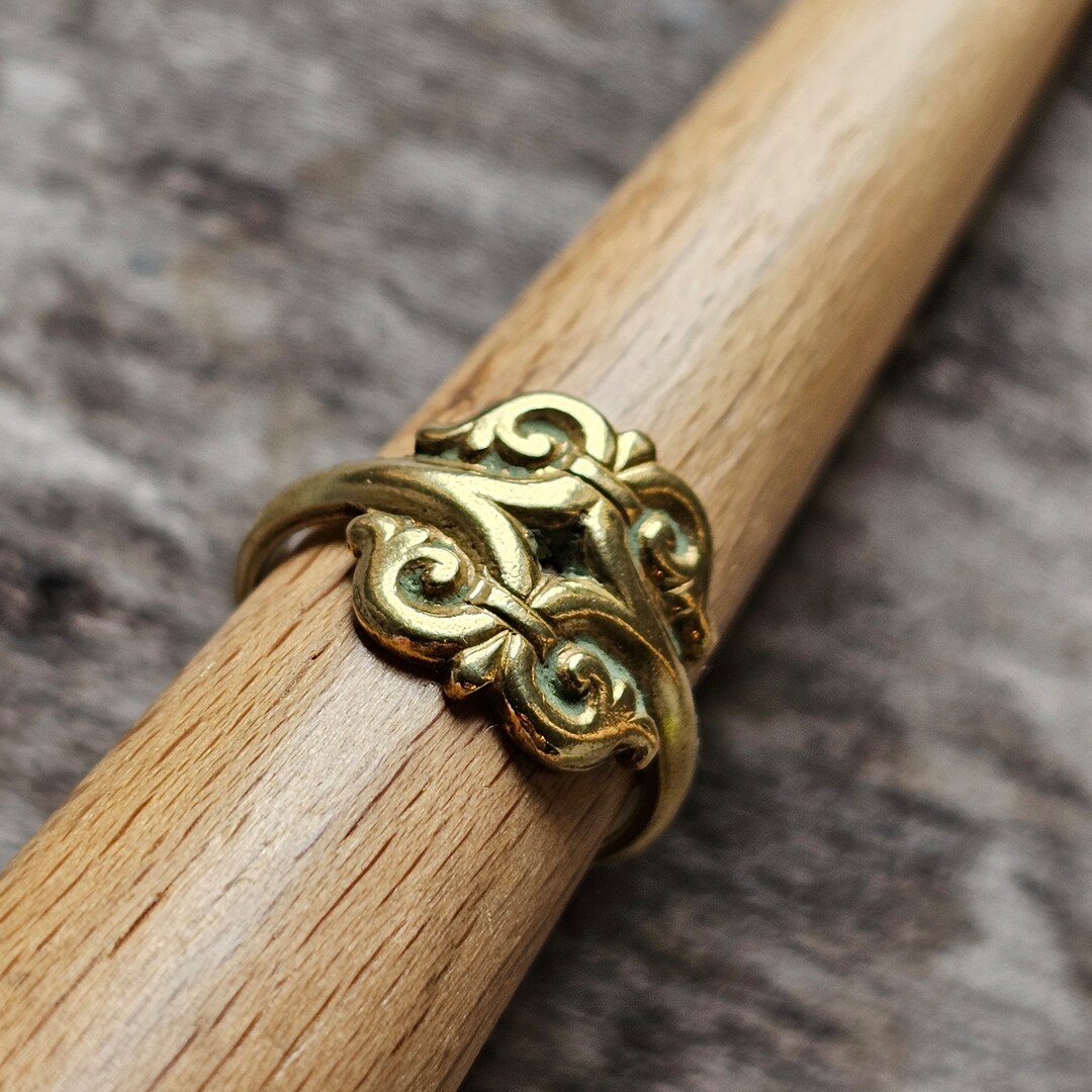 Early Vintage Kalevala Koru Medieval-style Bronze Ring - Etsy UK