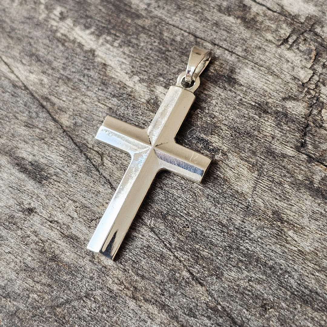 Finnish Sterling Silver Cross Necklace Pendant - Etsy