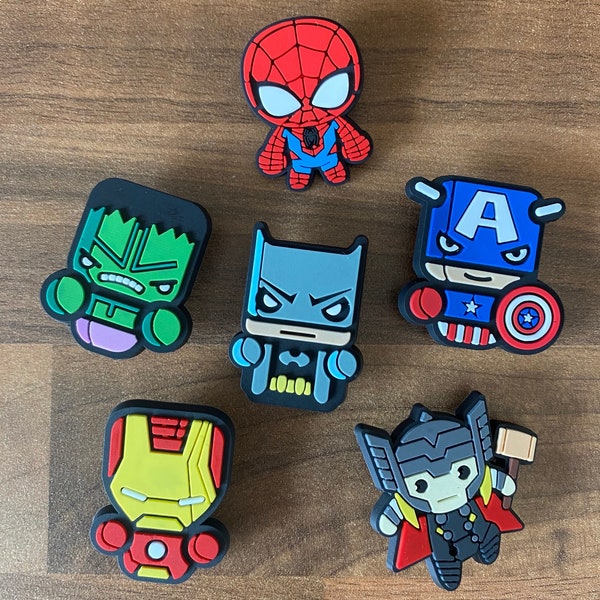 Crocs Avengers Charms - Etsy UK