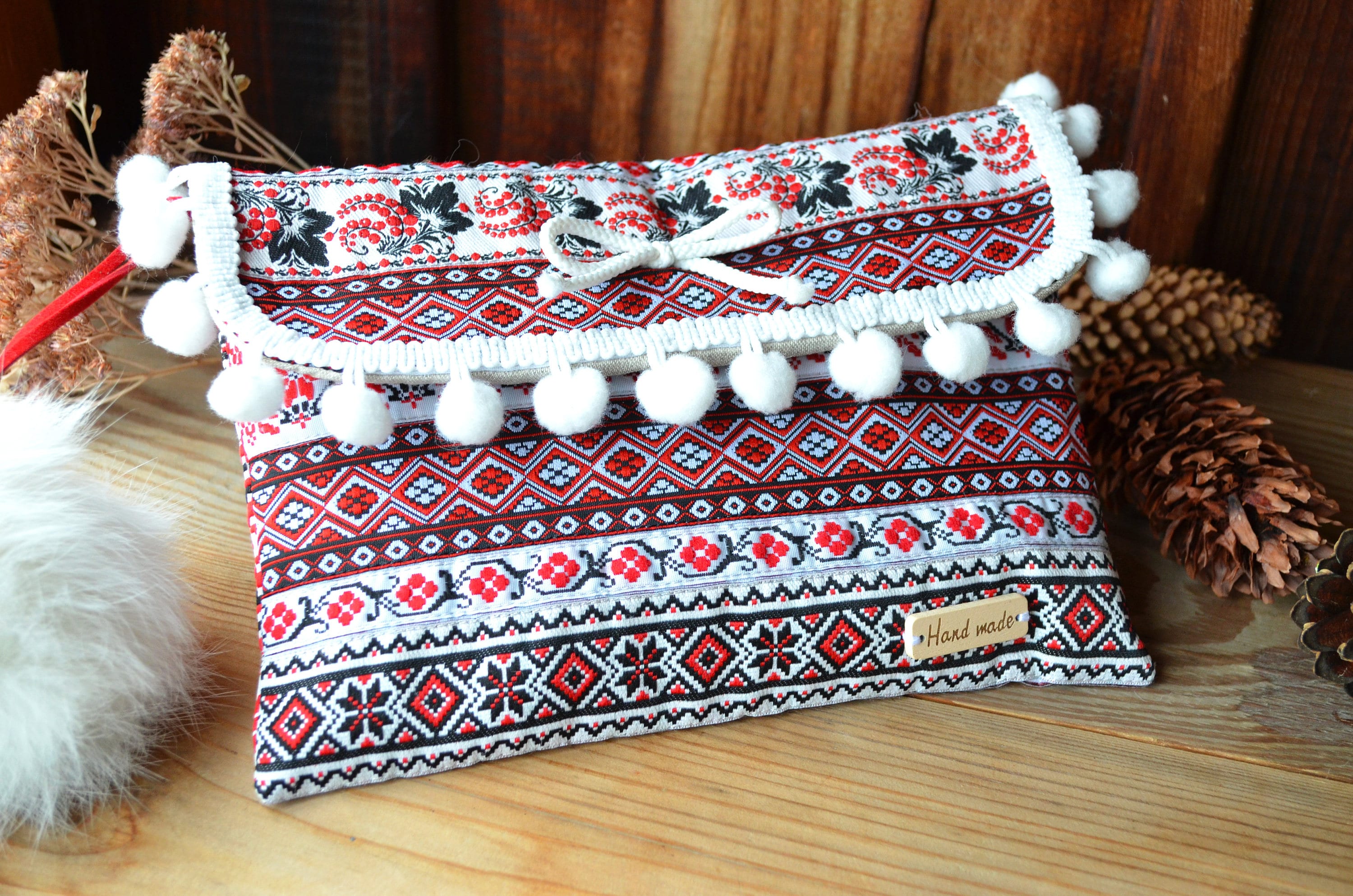 Jacquard Ribbon Trim Red White Black Embroidery Trim Ukrainian | Etsy