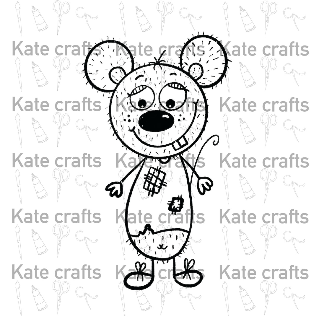 INSTANT DOWNLOAD - Mouse Bandit - Etsy