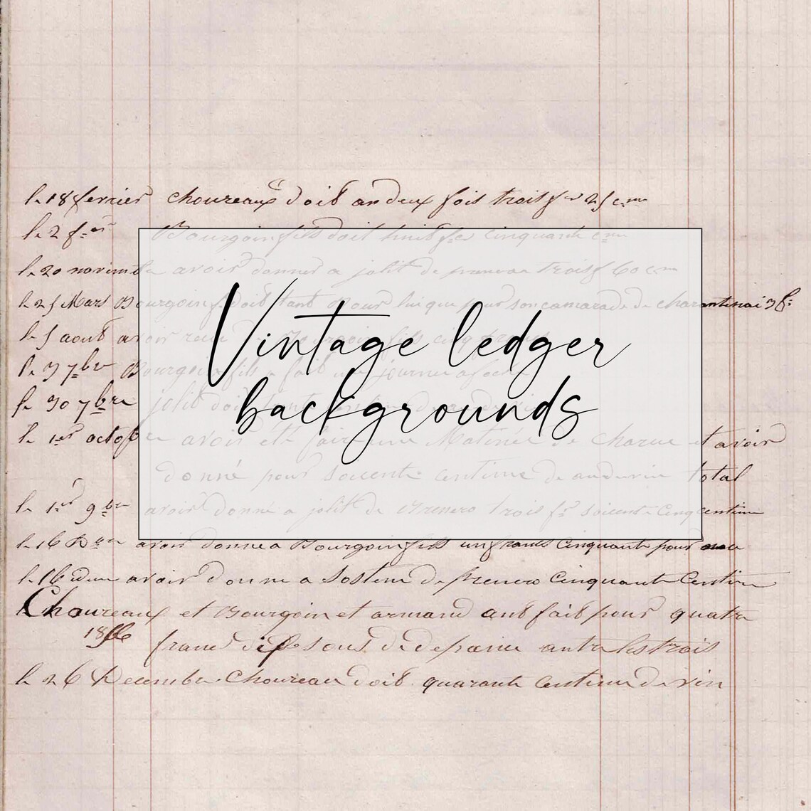 Vintage Ledger 10 Sheets Digital JUNK Journal Kit - Etsy