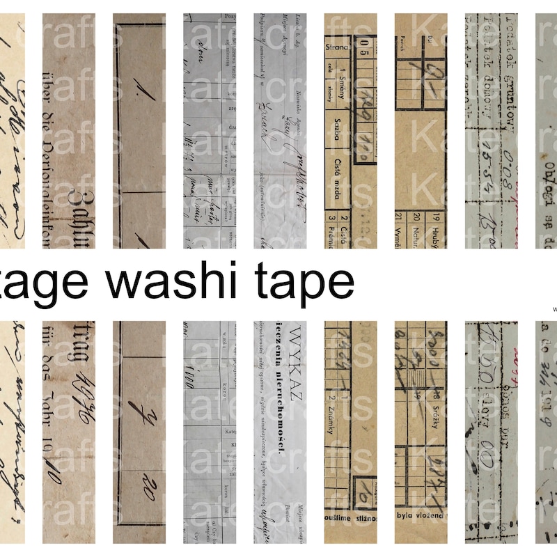 Digital Washi Tape - Etsy