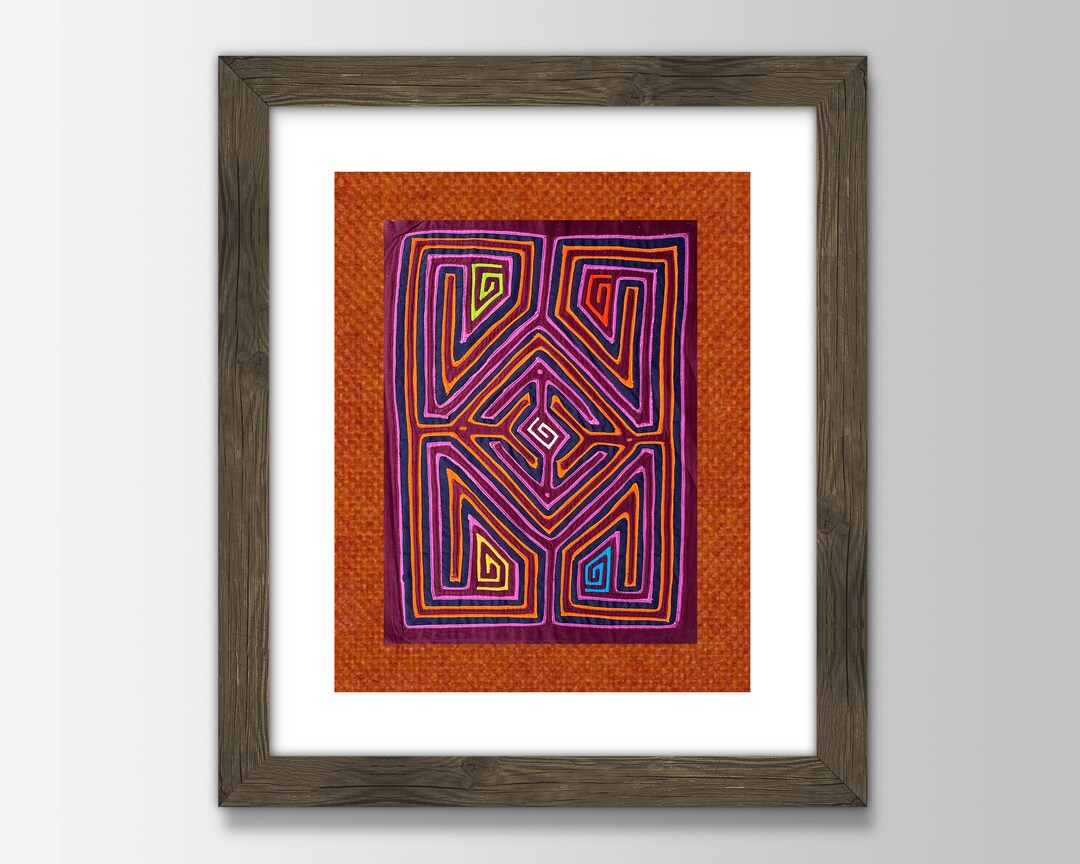 Vintage Handmade Mola/vintage Fabric Décor/unframed Fabric Wall Art ...