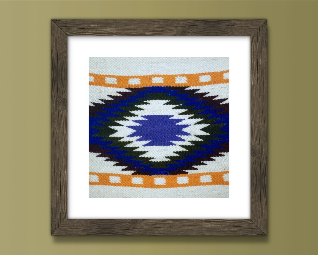 Small Aesthetic Latin Woven Wall Art Tapestry, Ethnic Textile Room ...