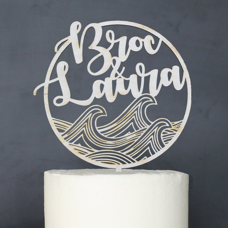 Beach Wedding Cake Topper - Etsy